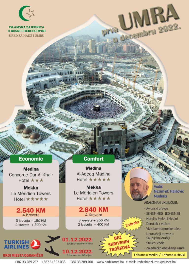 Prva umra u decembru 2022. – Hadž i umra BiH