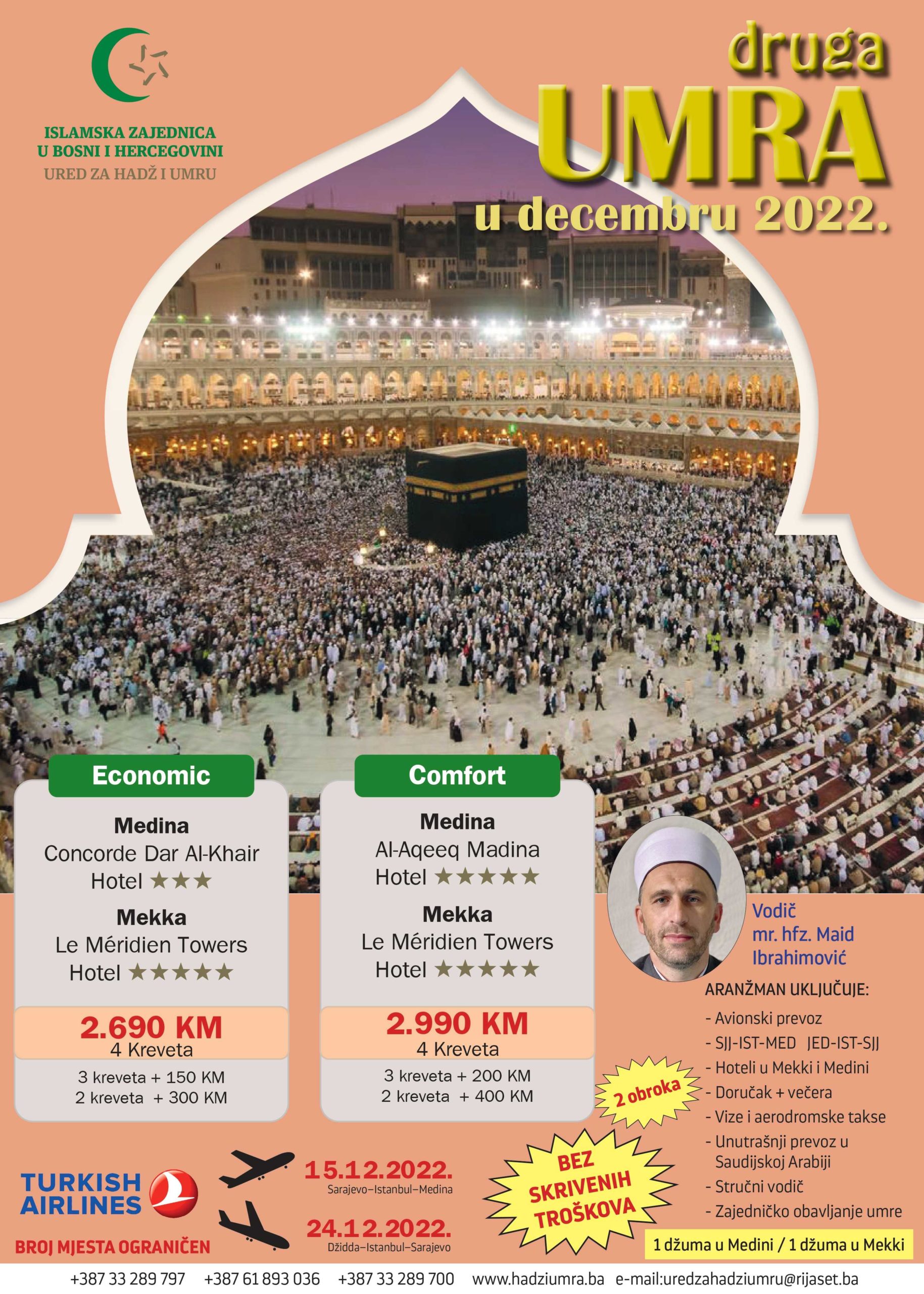 Druga umra u decembru 2022. – Hadž i umra BiH